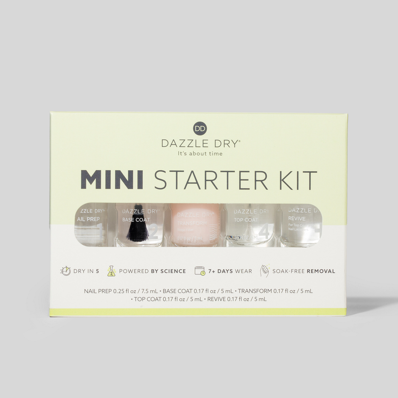 Starter Mini Kit – Mini Nail Lacquers by Dazzle Dry